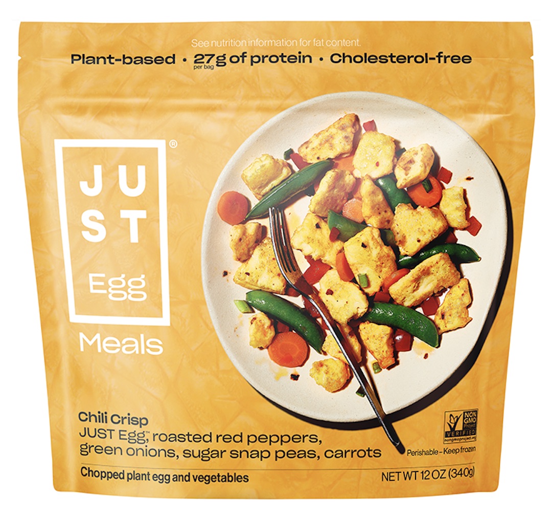 Just Egg Debuts Plant-Based Chili Crisp Frozen Breakfast Ready Meal ...