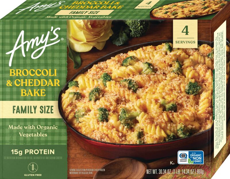 Amy's Kitchen Unveils Family Size Entrées and Refreshed Packaging ...