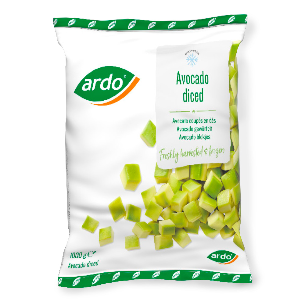 Versatile Diced Avocado and Super Sweet Corn Ribs Debuted by Ardo ...